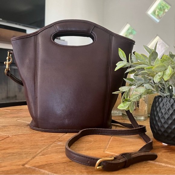 Coach | Bags | Coach Style 9993 Mini Shopper Bucket Bag In Brown | Poshmark